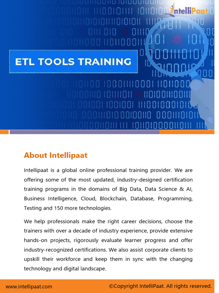 Intellipat ETL-Tools-Training-1 | PDF | Relational Database | Database ...