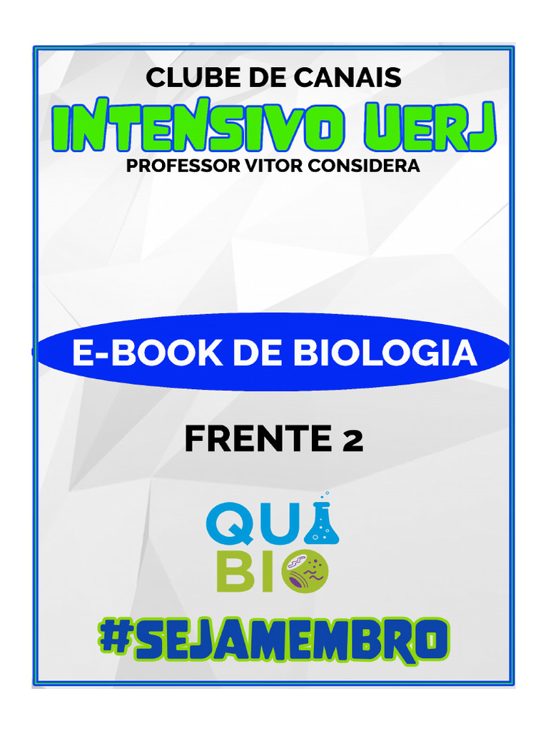 eBook - Canal de Membros - Uerj - Biologia - Frente 2 Com Capa | PDF | Alelo | Dominância (genética)