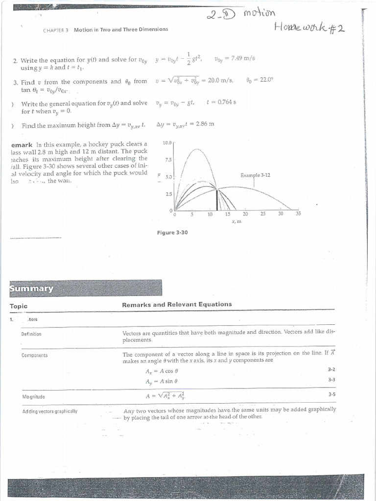 2D Motion | PDF