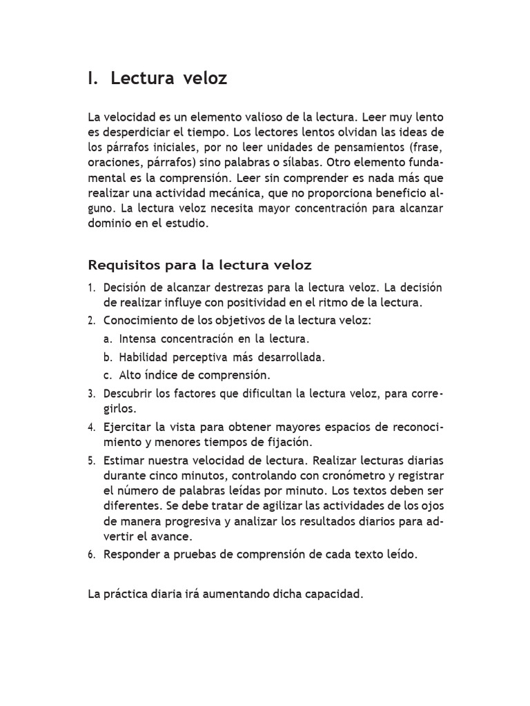 Actividad 5 | PDF | Lectura veloz | Metodos de aprendizaje