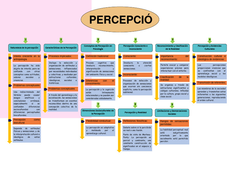 MAPA DE COGNITIVO | Descargar gratis PDF | Percepción | Cognición