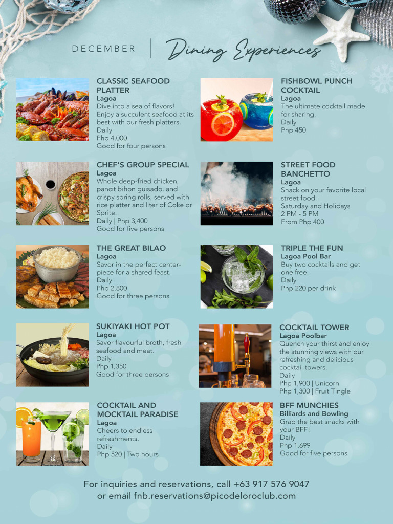 Holiday Offers and Rates | PDF