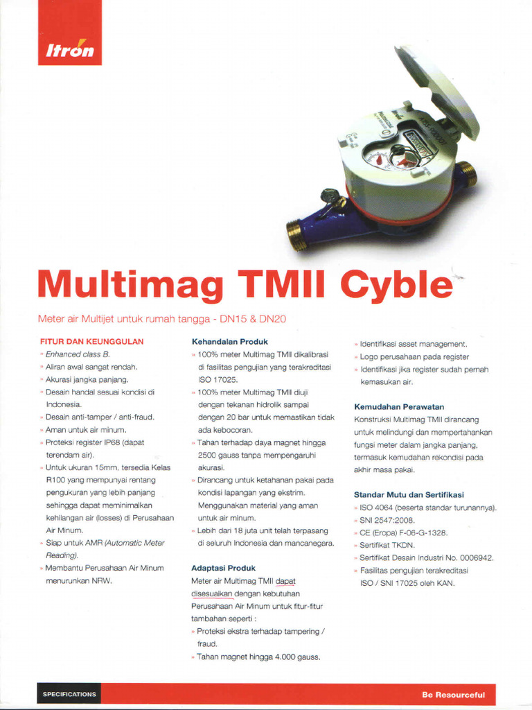 Itron Multimag Tmii Cyble | PDF