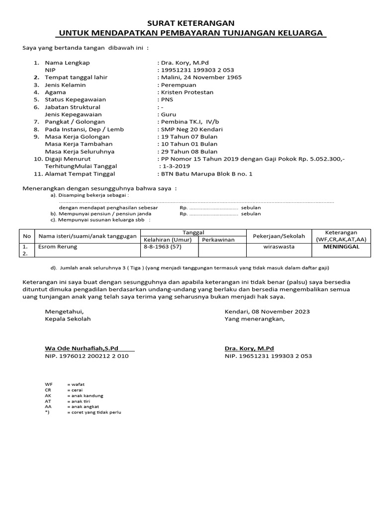 SURAT KP 4 2023 | PDF
