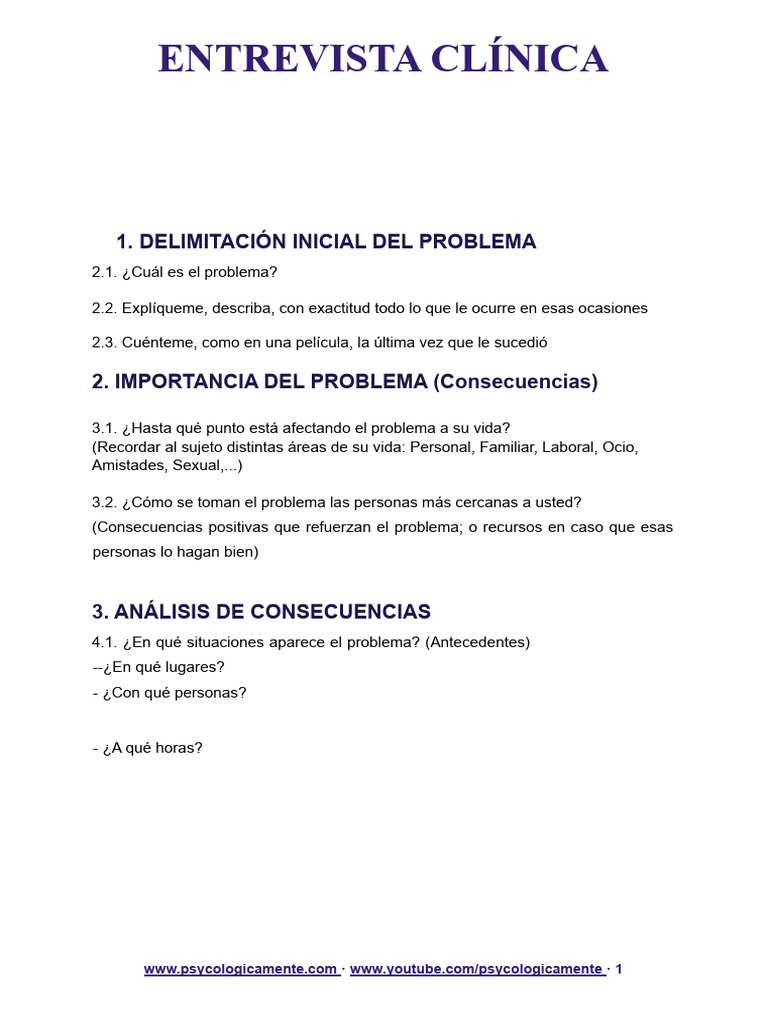 ENTREVISTA+CLÍNICA Atziry | PDF | Ciencias del comportamiento | Sicología