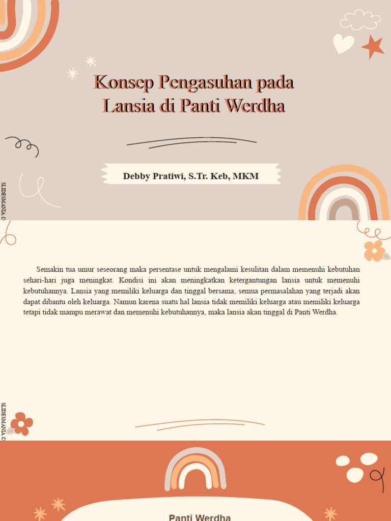 Konsep Pengasuhan Lansia Di Panti Werdha | PDF | Pengembangan Diri