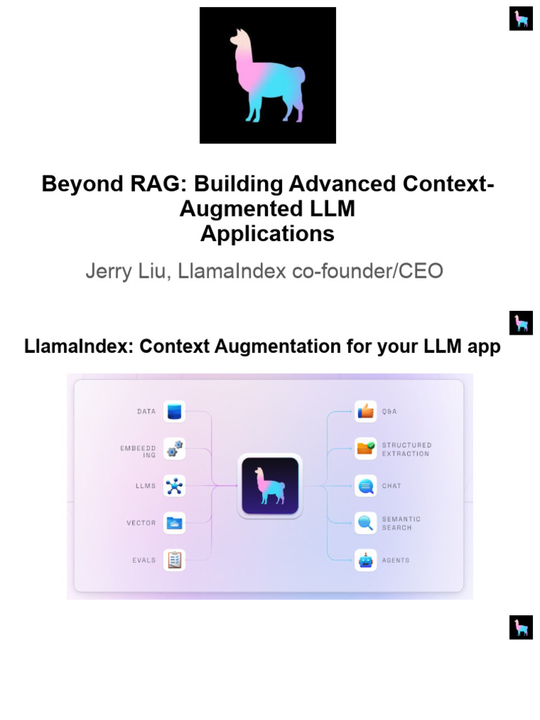 LlamaIndex Talk (W&B Fully Connected 2024) | PDF | Computer Science | Cognitive Science