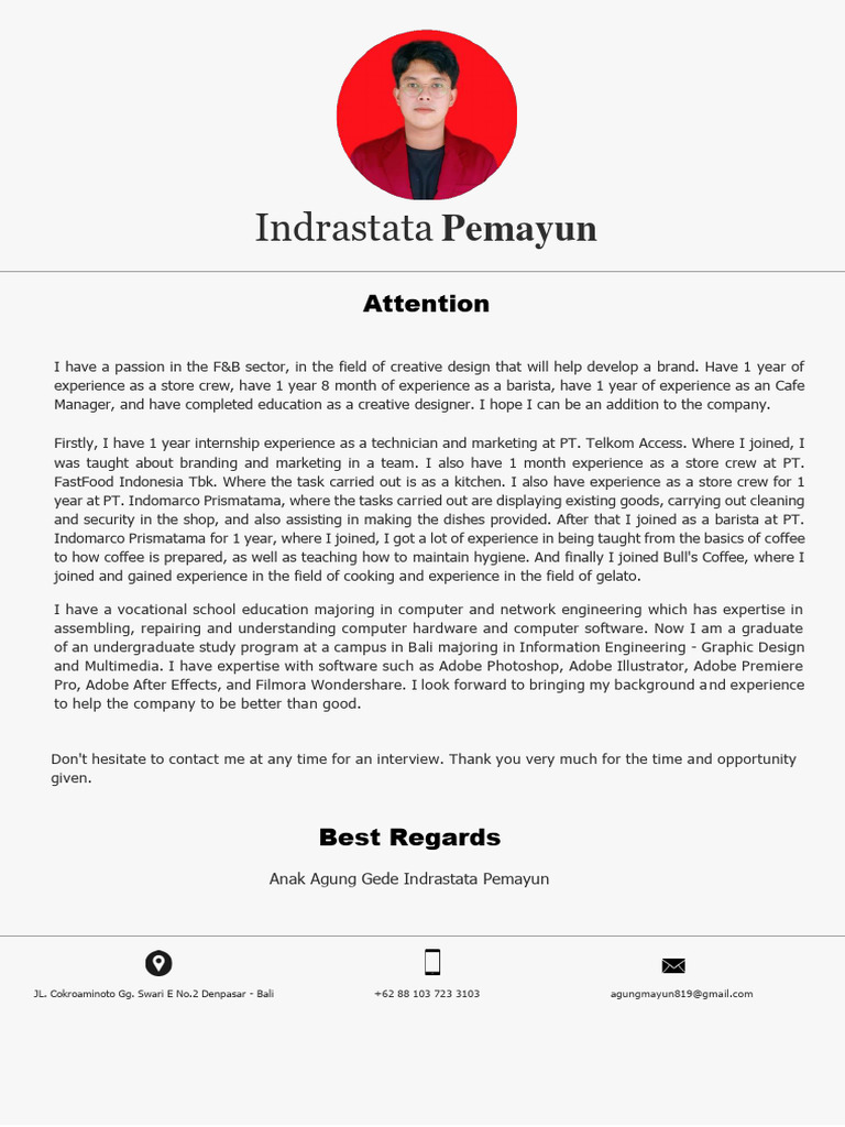 Curiculum Vitae 2024 - Anak Agung Gede Indrastata Pemayun 2024 CV | PDF