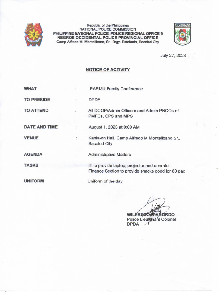 Admin Family Conference | PDF Admin Family Conference | PDF