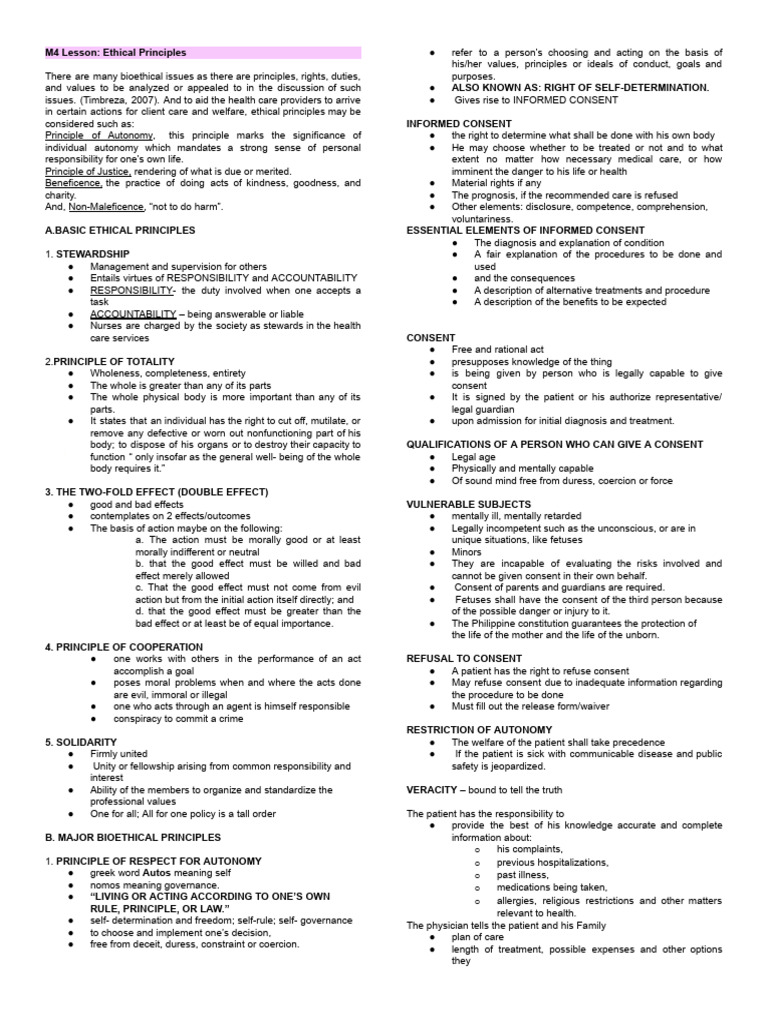 BIOETHICS-by-ian-gwapo 3 | PDF | Autonomy | Informed Consent