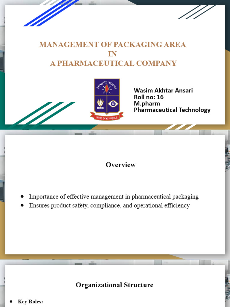 Group B PACKAGING AREA by Wasim Akhtar Ansari | PDF | Packaging And ...