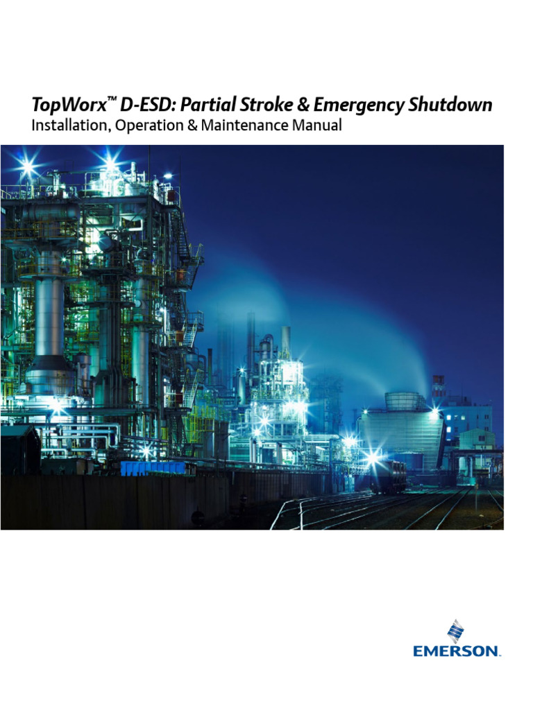 Manual Topworx D Esd Partial Stroke Emergency Shut Down Iom Topworx en ...