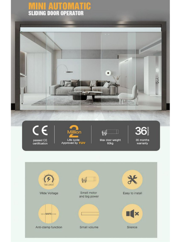 Mini Sliding Door Frameless | PDF
