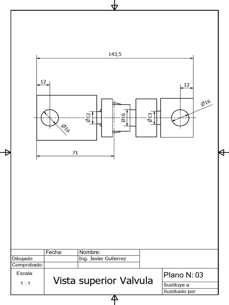 Plano Valvula 3 | PDF