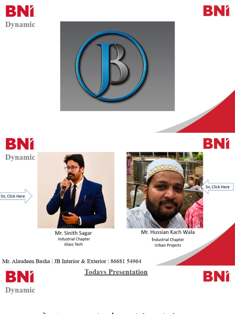 Alaudeen Basha - 10-May-2024 - BNI | PDF | Home & Garden