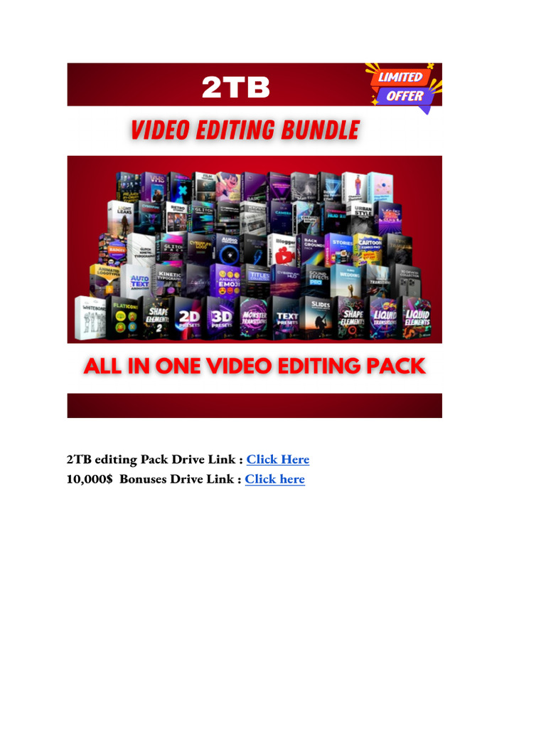 2TB Editing Pack | PDF