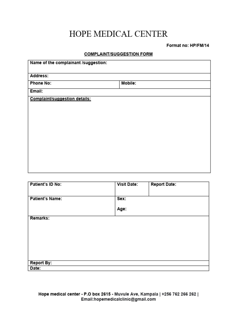 Hope Medical Center | PDF