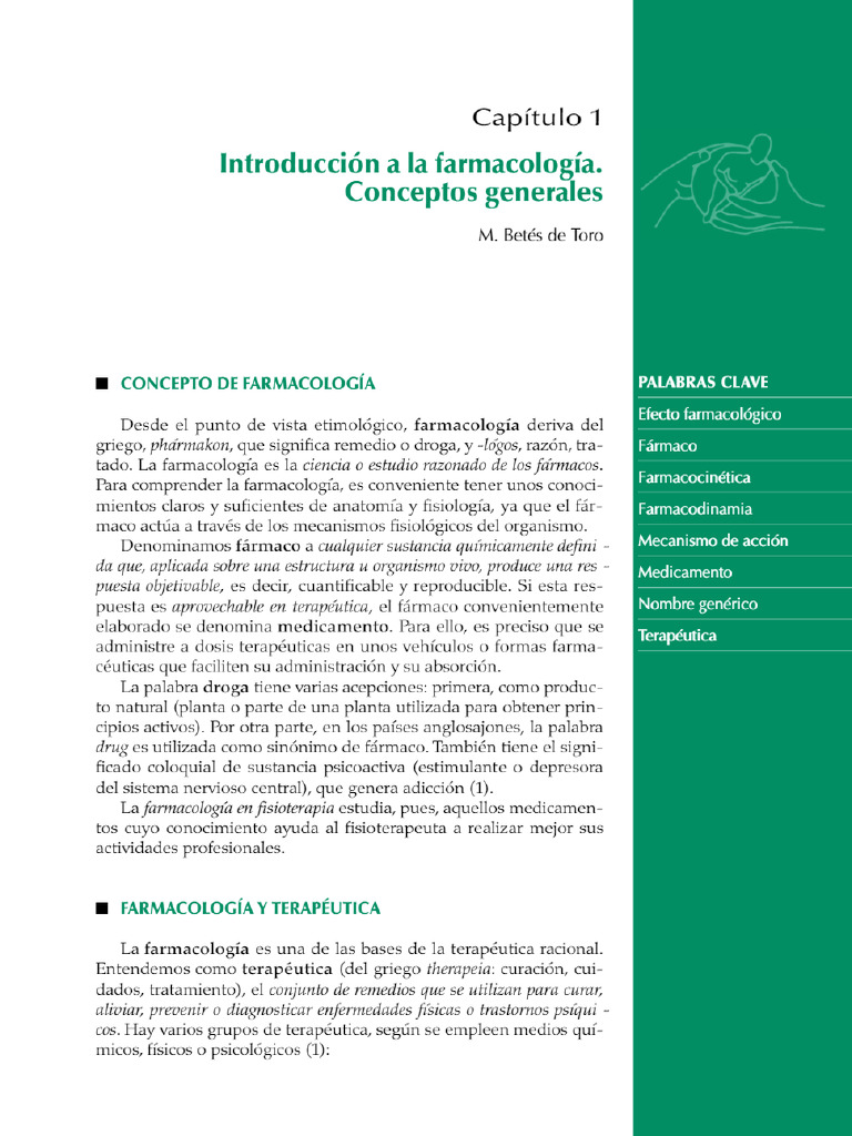 Introducción A La Farmacología. Conceptos Generales - PDF | PDF
