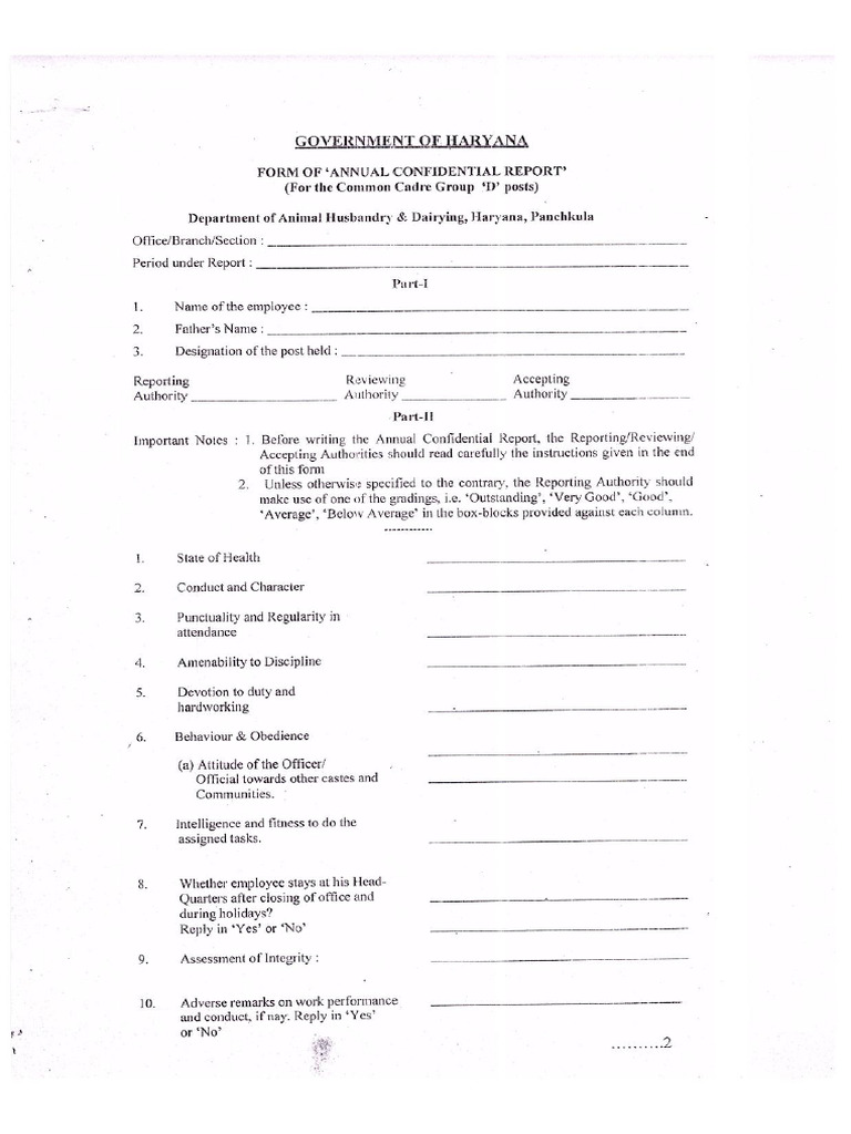 ACR Proforma GP D | PDF