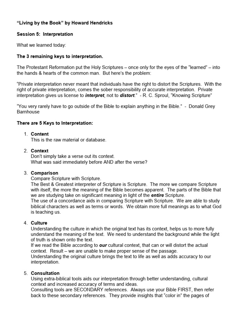 Week 5 - Figuring The Figurative | PDF | Bible