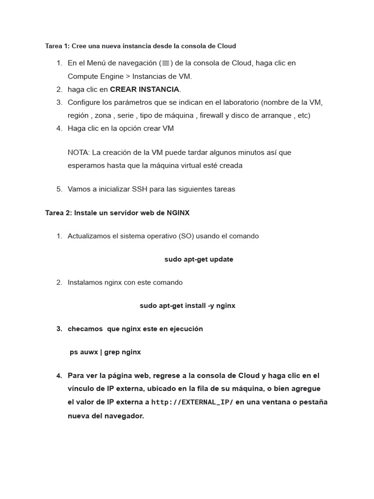 Como crear una maquina virtual | PDF