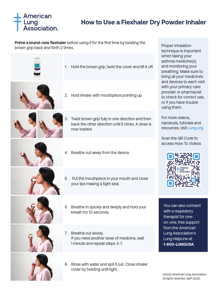 Flexhaler One Pager | PDF | Respiratory System | Medical Specialties