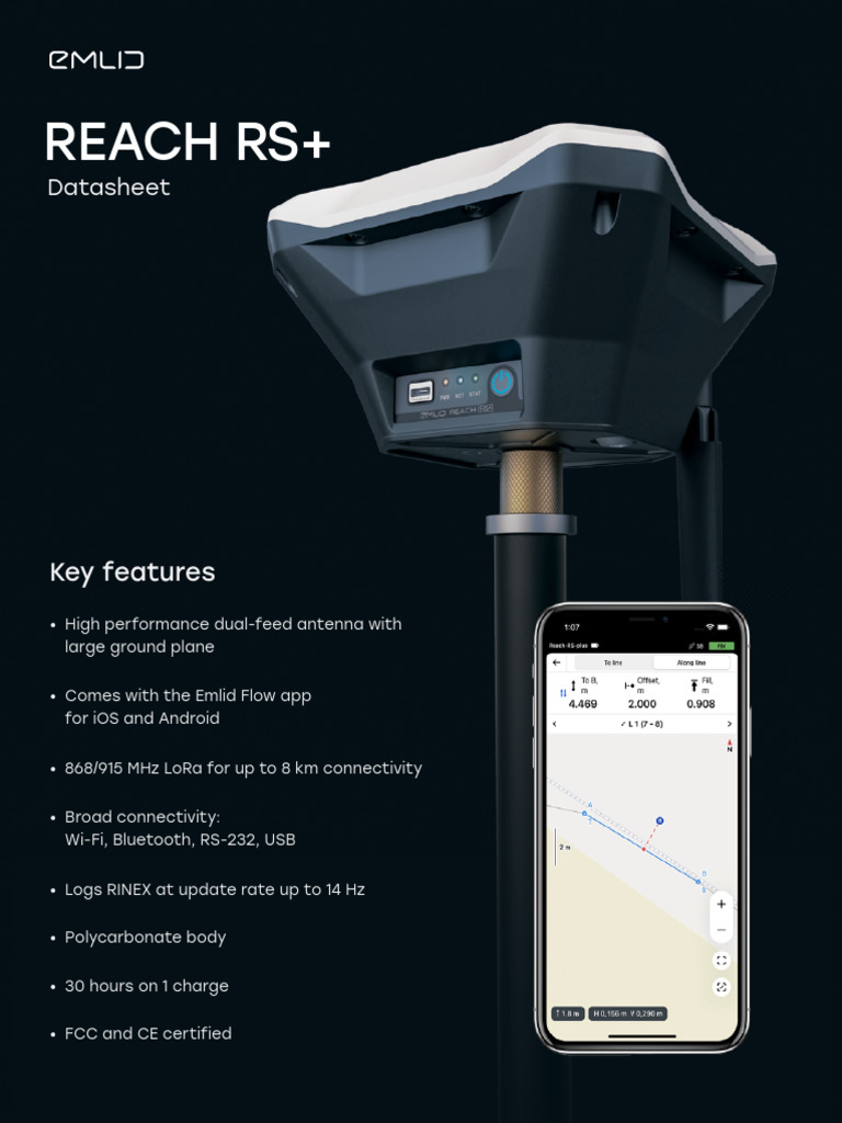 Datasheet Reachrsplus | PDF | Wi Fi | Bluetooth