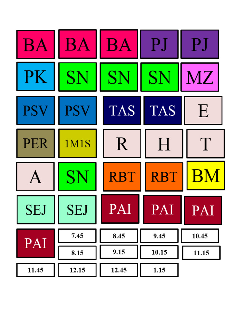 Label Mata Pelajaran | PDF