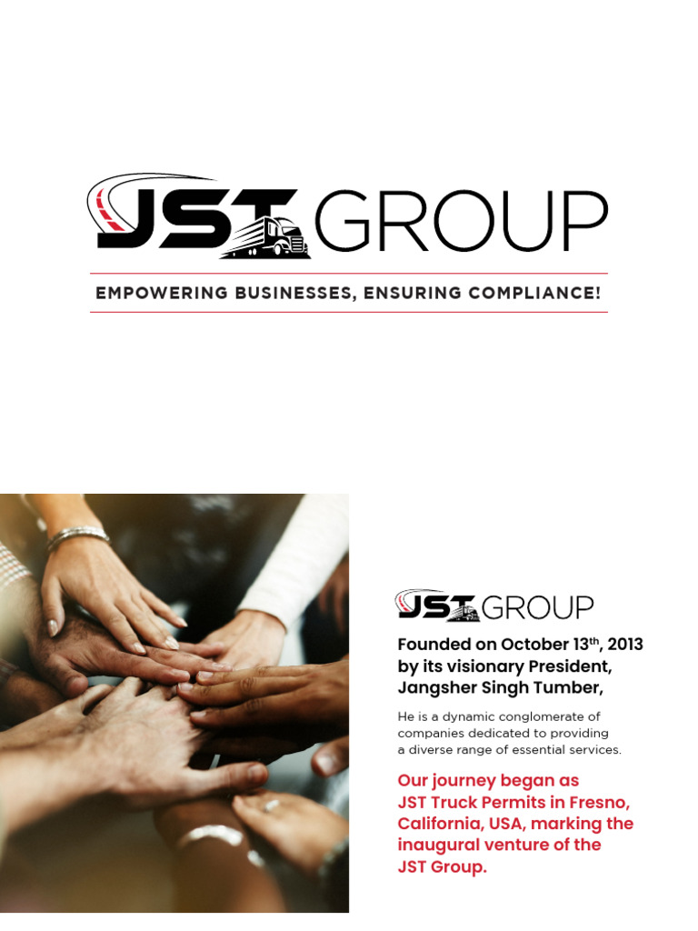 JST Group | PDF | Department Of Motor Vehicles | Logistics