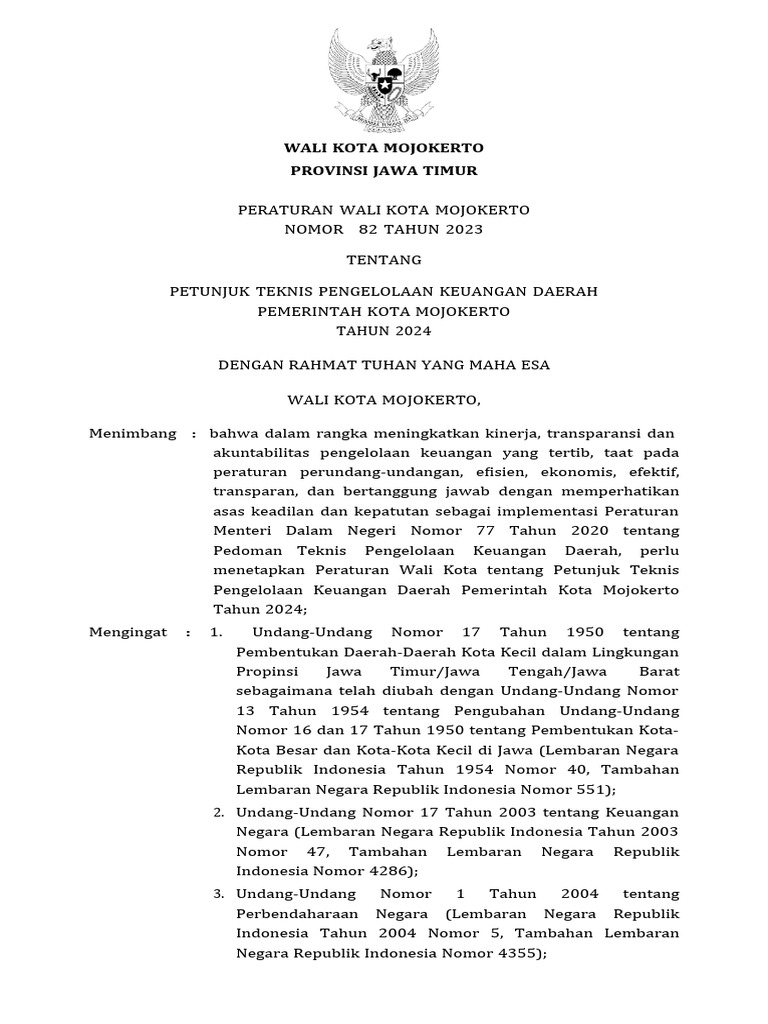 Juknis Pengelolaan Keuangan Daerah 2024 | PDF | Bisnis | Pengelolaan Keuangan & Uang