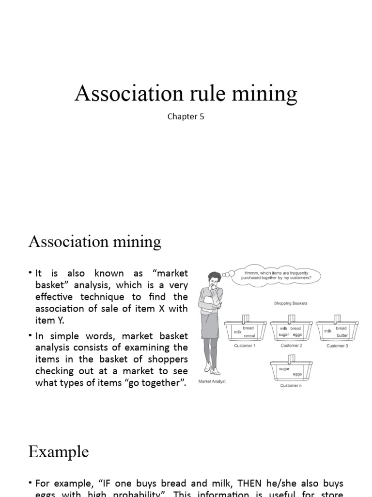 Ch.5 - Association Rule Mining | PDF | Applied Mathematics | Information Science