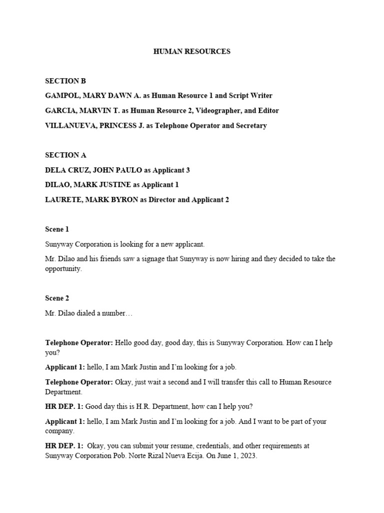 Human Resources | PDF | Organizational Behavior | Business