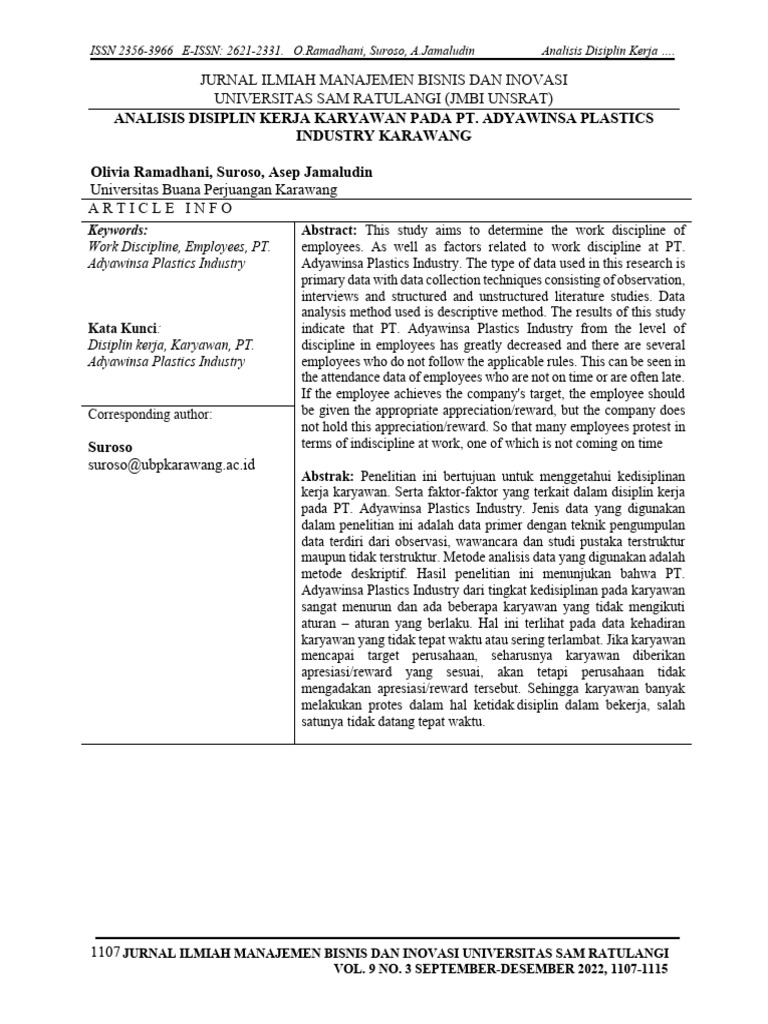 9 +olivia | PDF | Karier & Perkembangan