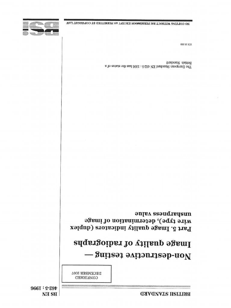 BS en 462-5 - 1996 | PDF