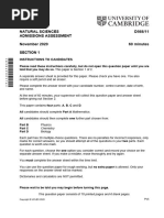 OCR GCSE Maths Higher Tier Formulae Sheet | PDF | Area | Mathematics