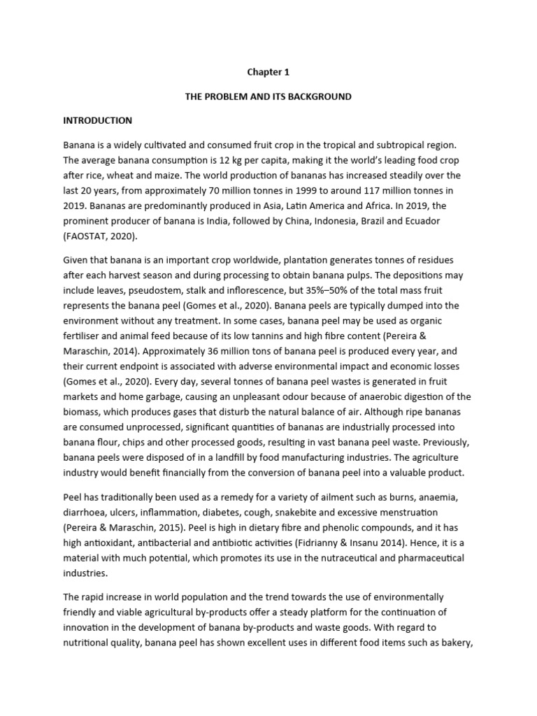 RESEARCH | PDF | Banana | Nutrients