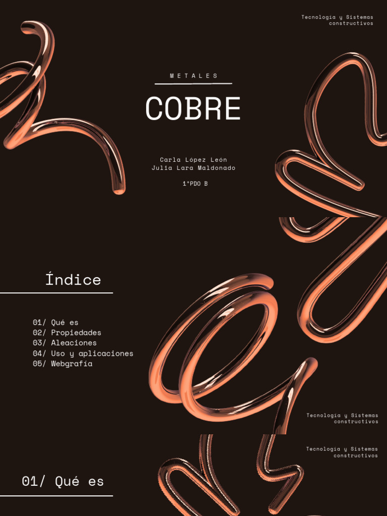 Presentacioncobre | PDF | Cobre | Rieles