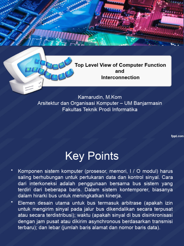 Pertemuan 03-04 - Top Level View of Computer Function and Interconnection | PDF | Komputer