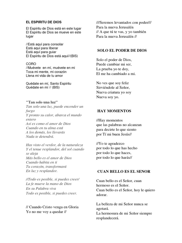 EL ESPIRITU DE DIOS | PDF EL ESPIRITU DE DIOS | PDF