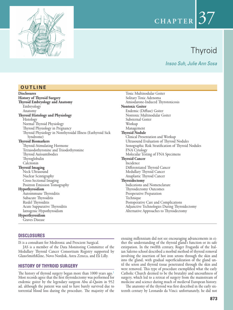 Thyroid Sabiston | PDF | Thyroid | Common Carotid Artery