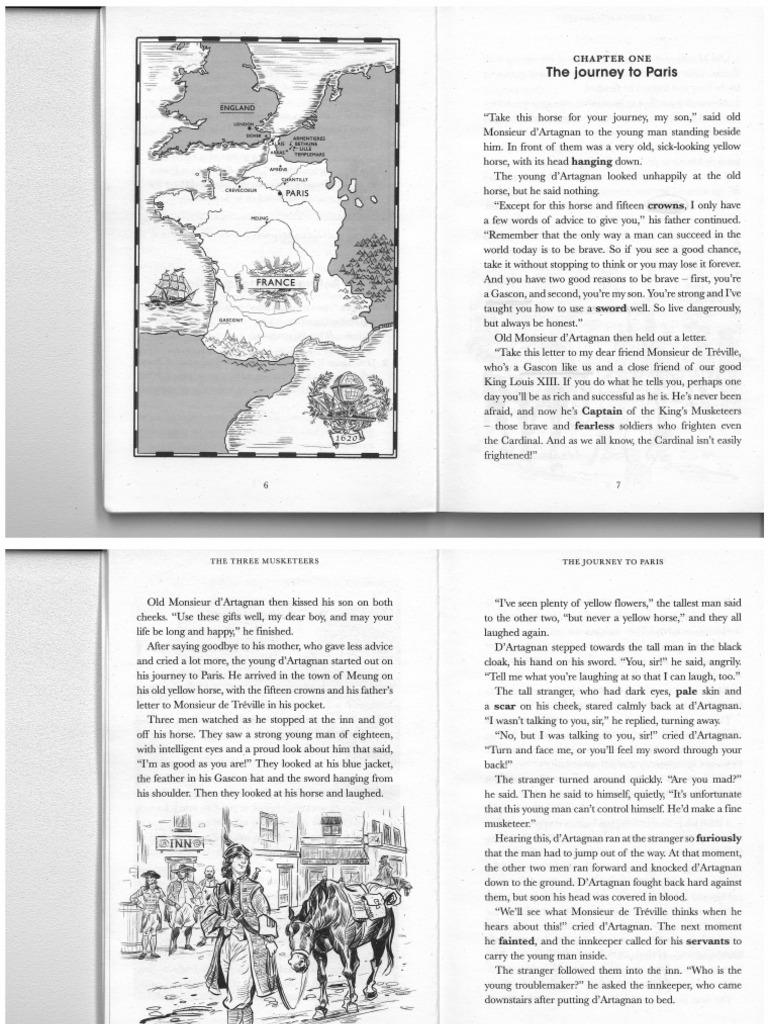 The Three Musketeers (Chapter 1-5) | PDF