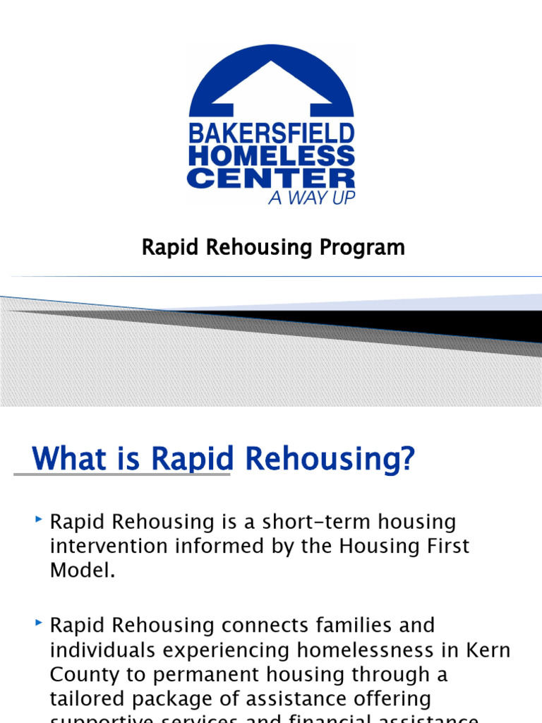 Rapid Rehousing for Homeless Families | PDF | Homelessness ...