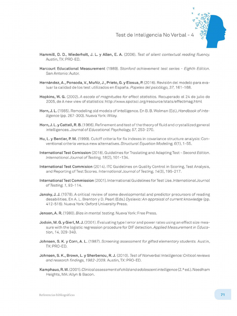 TONI-4 Manual_Parte73 | PDF | Psychology | Cognition