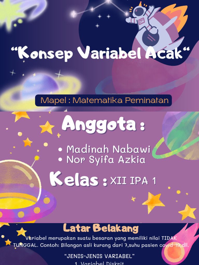 Variabel Acak: Diskrit & Kontinu | PDF