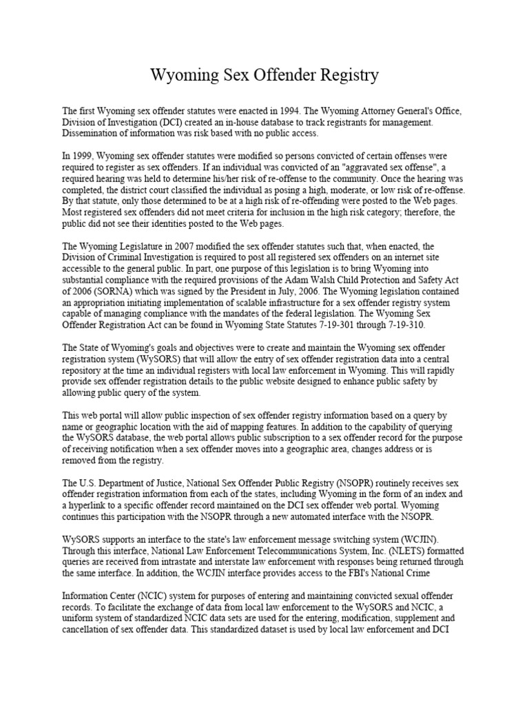 2023 Annual Report | PDF | Sex Offender Registries In The United States ...