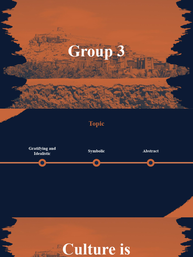 Gratifying and Idealistic Culture Explained | PDF | Gesture | Idealism