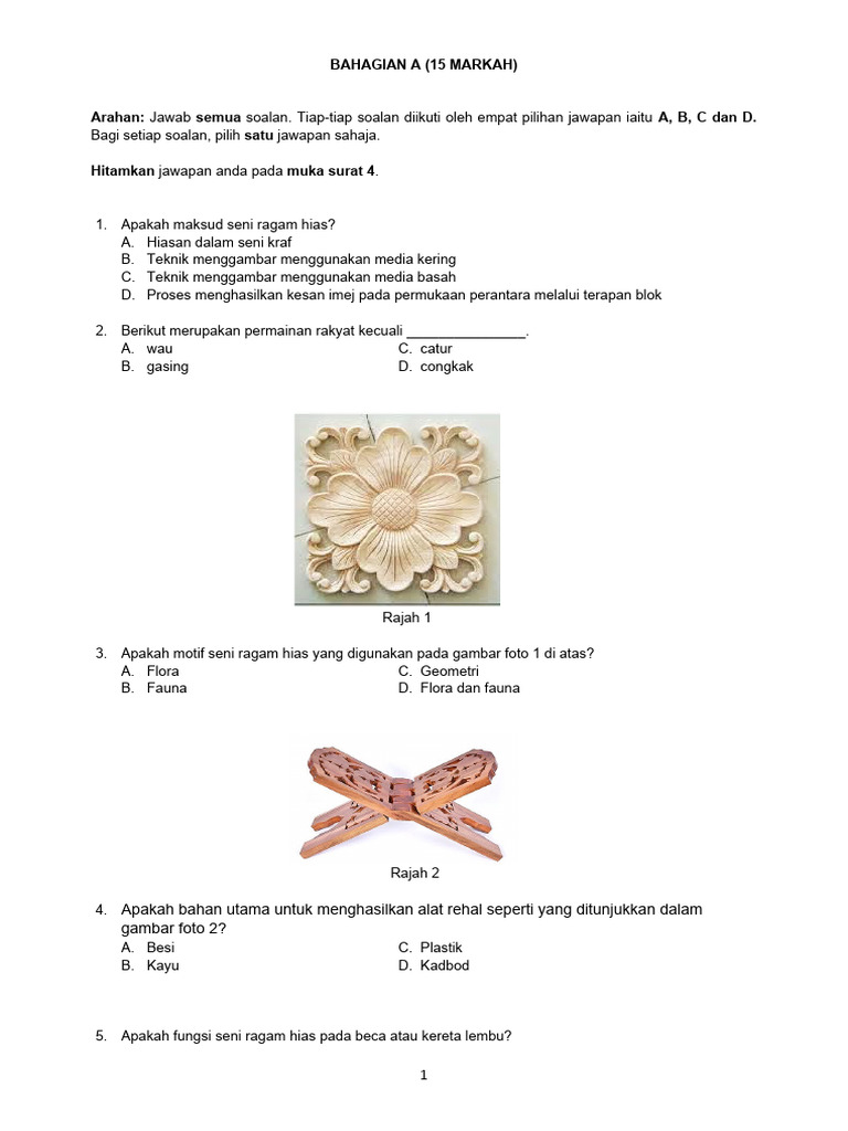 Soalan PSV Ting 2 | PDF