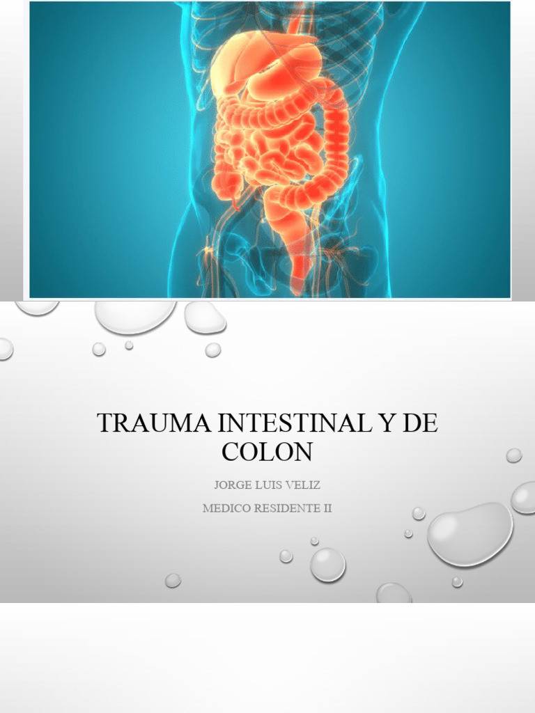 Trauma de Colon | PDF | Tracto gastrointestinal | Enfermedades y ...