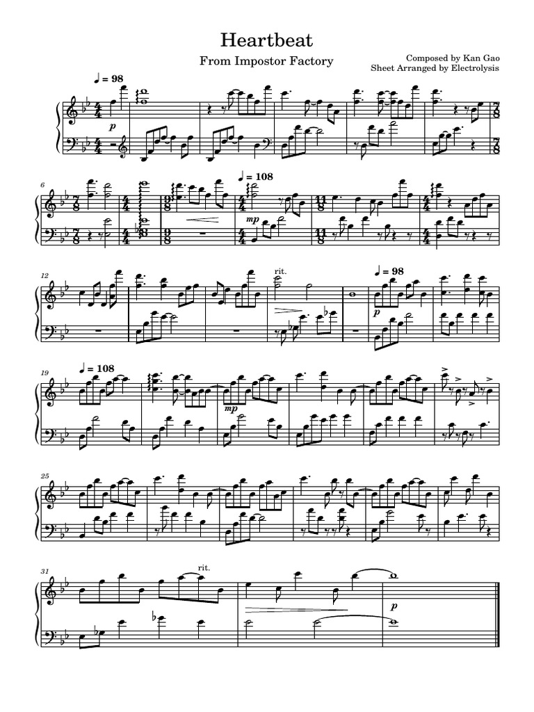 Heartbeat Pdf