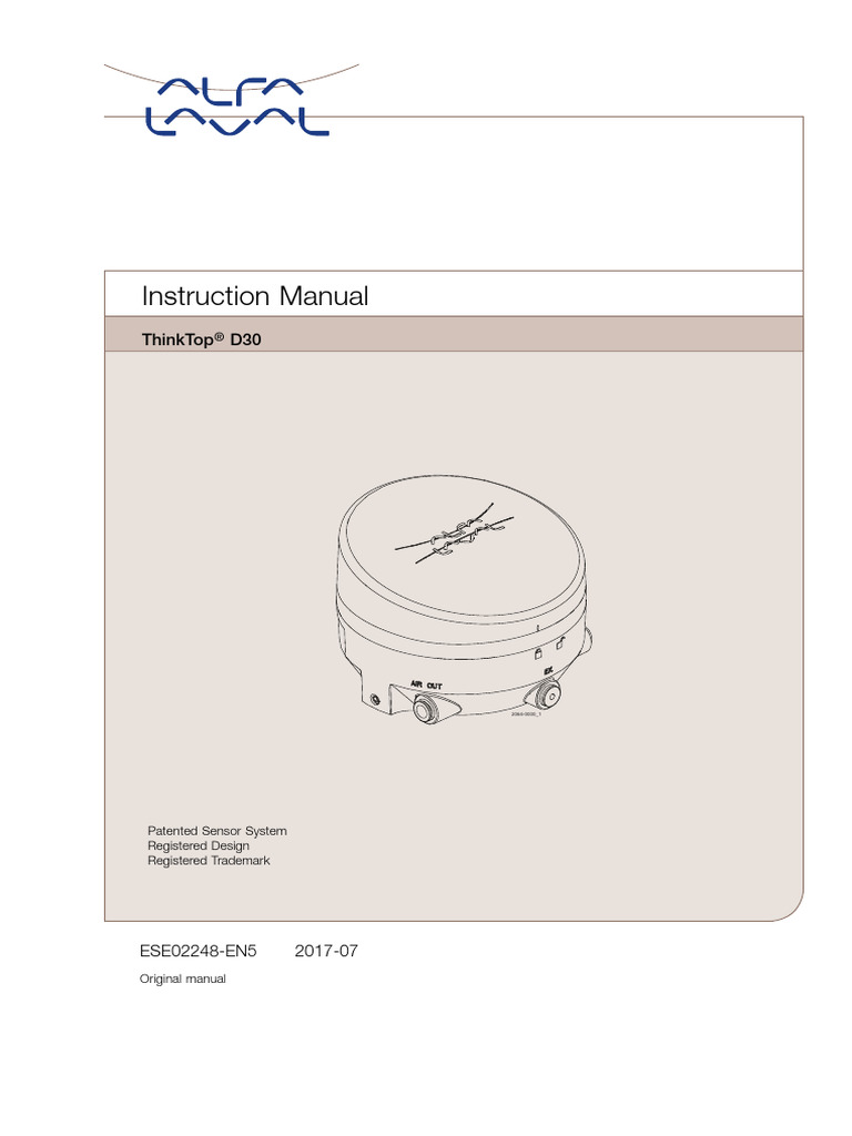 Thinktop d30 Instruction Manual | PDF | Valve | Programmable Logic ...